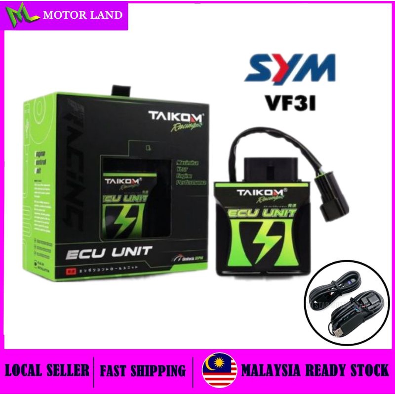 SYM VF3I VF3I 185 TAIKOM RACING CDI ECU DYNO PNP POWER 4MAP 4MAPS ...