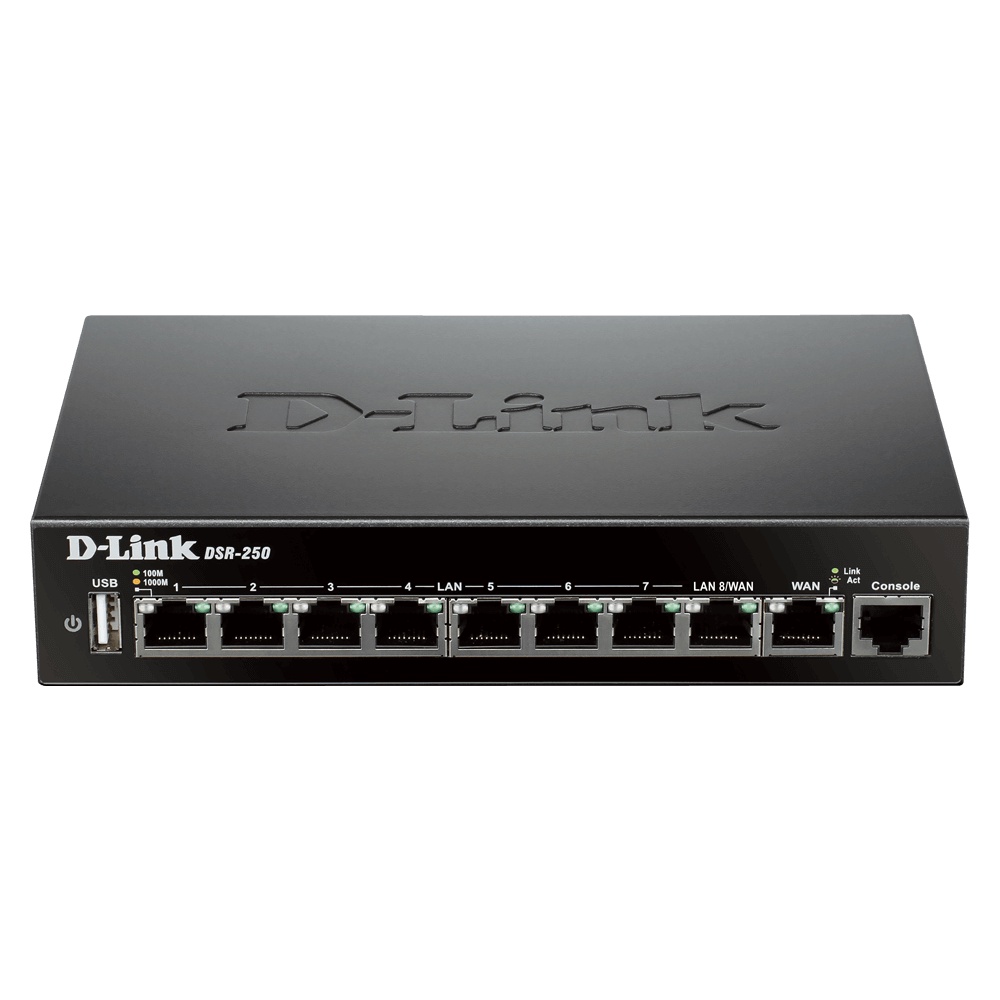 D-Link GIGABIT VPN + LOAD BALANCE Unified Services Routers DSR-250 DSR ...