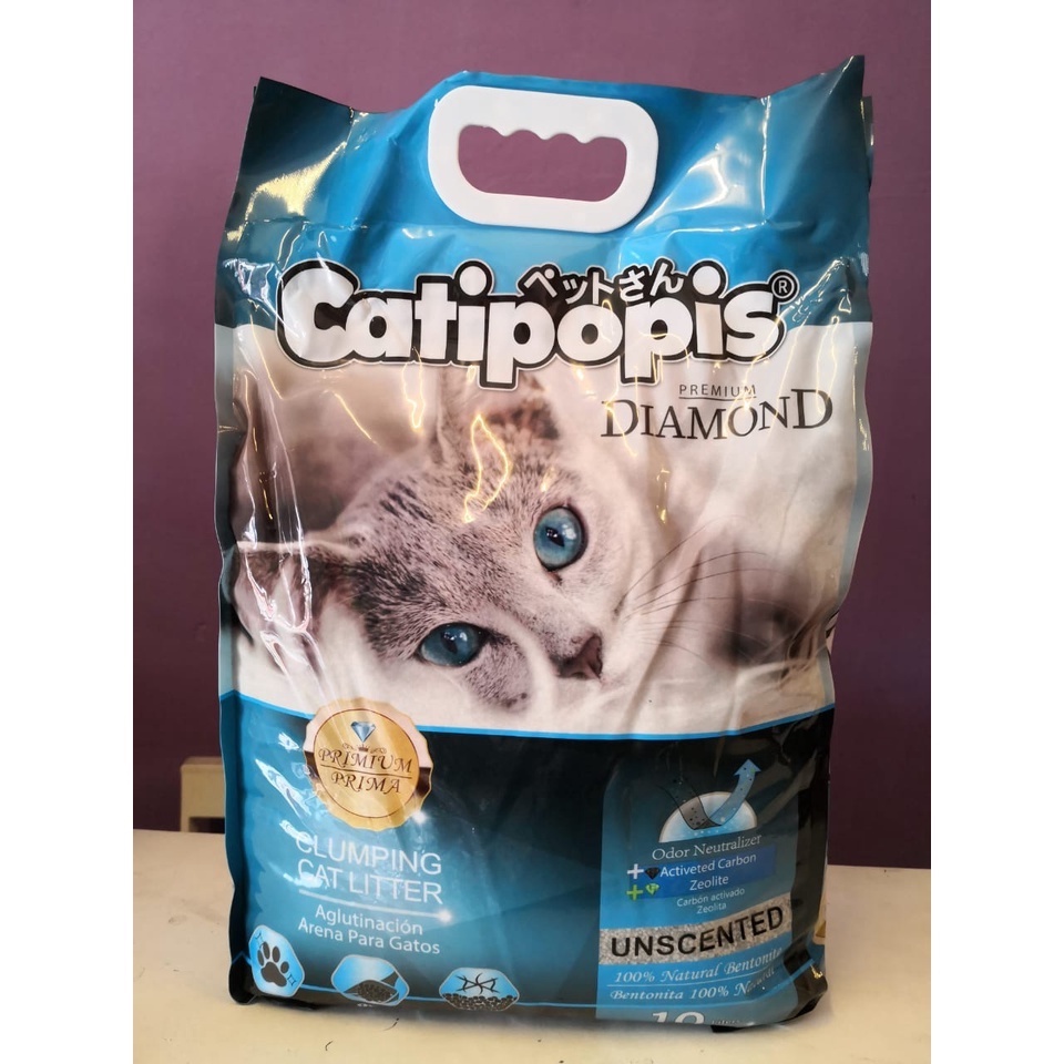 Ready Stock/Catipopis Premium Diamond/10L/Terbaik/Pasir Kucing/Cat ...