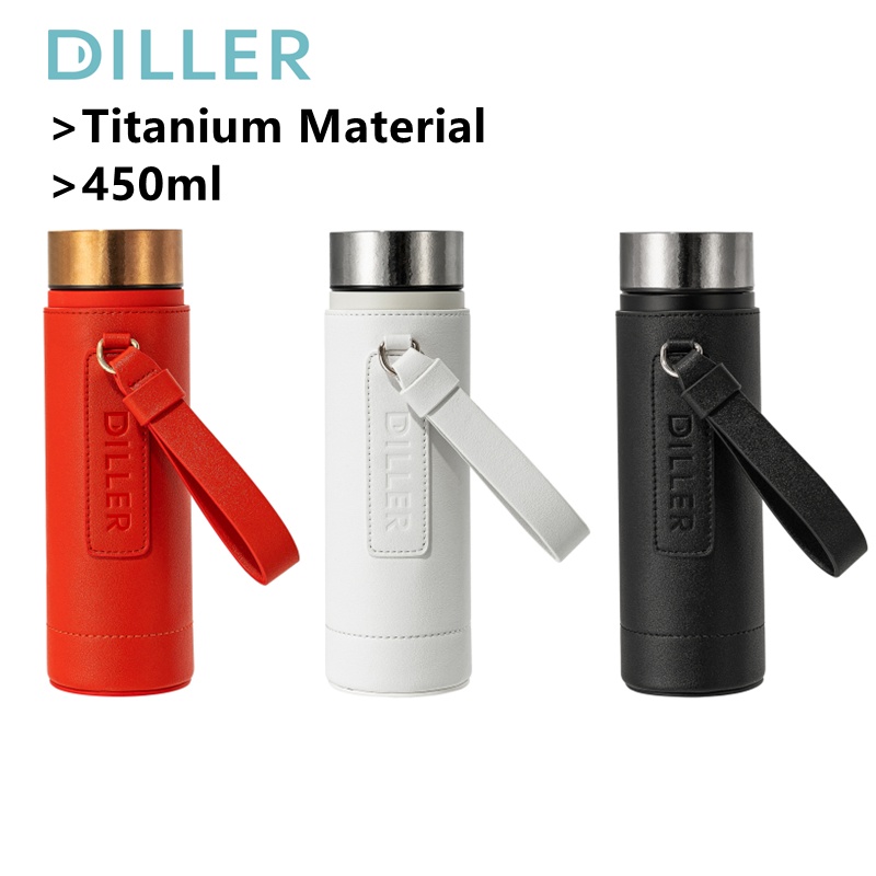 Diller Titanium Tai Vacuum Thermos Flask Insulated Water Bottle Travel ...