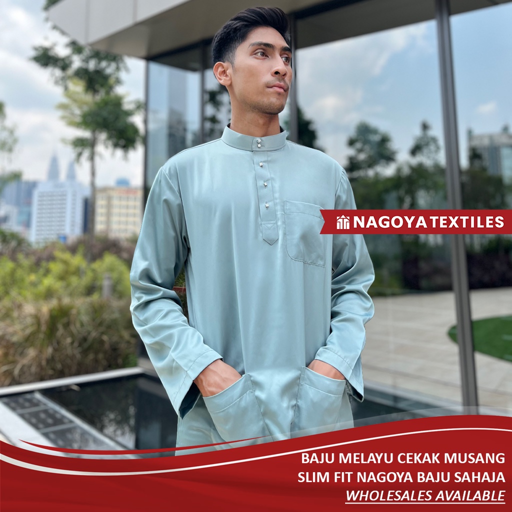 BAJU MELAYU TRADISIONAL CEKAK MUSANG SLIM FIT BAJU SAHAJA (CMS ...