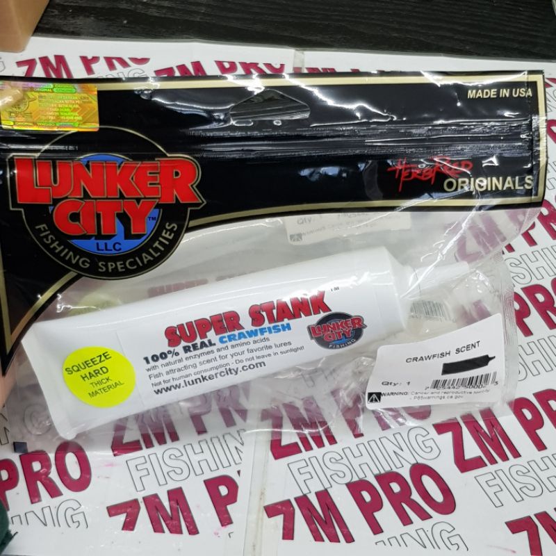 Lunker City Super Stank Real Crawfish/Shiner/Squid saltwater and ...