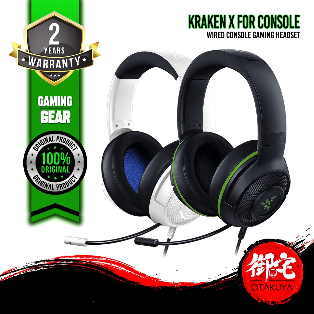 RAZER Kraken X For Console Wired Console Gaming Headset For PS5 / PS4 ...