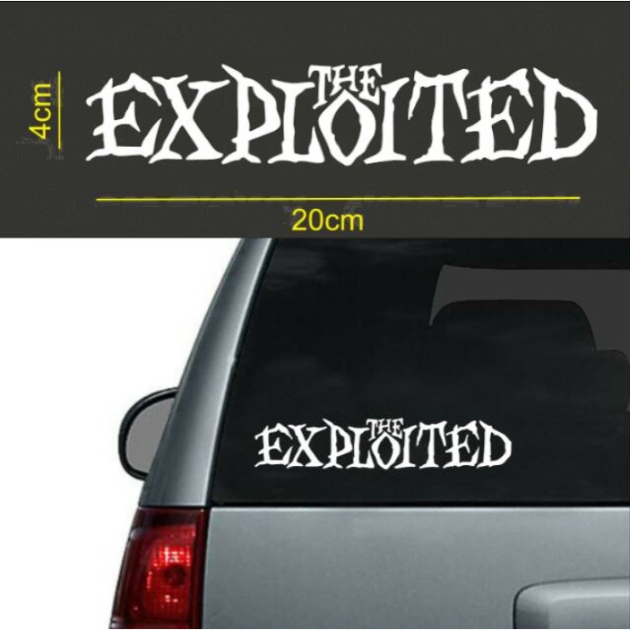 The Exploited Band Car Sticker - Car Decal Sticker | Shopee Malaysia