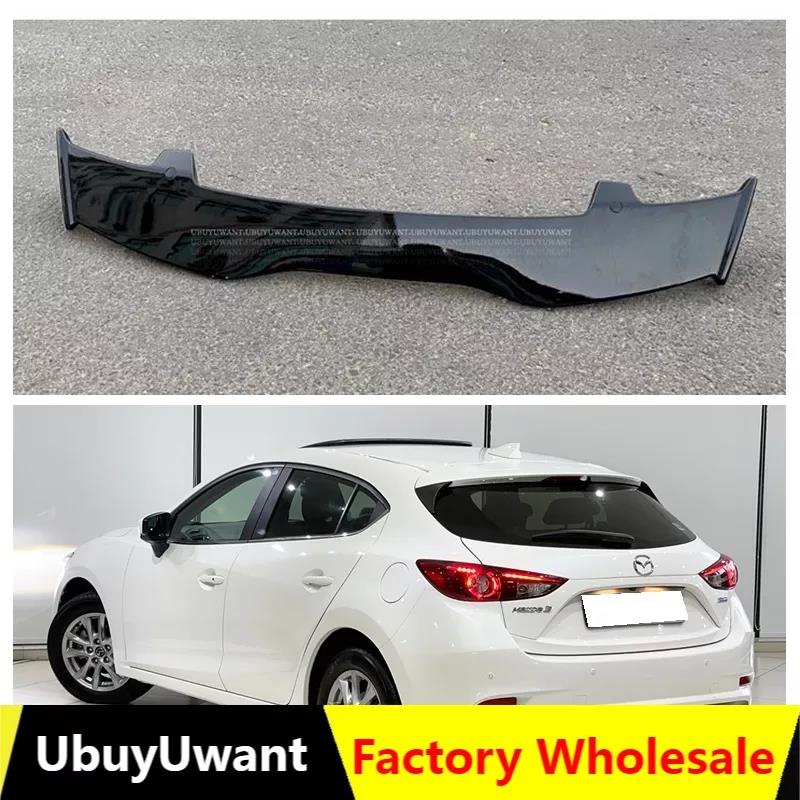 Roof Spoiler For Mazda 3 2014-2017 SPOILER REAR ABS Glossy Black ...