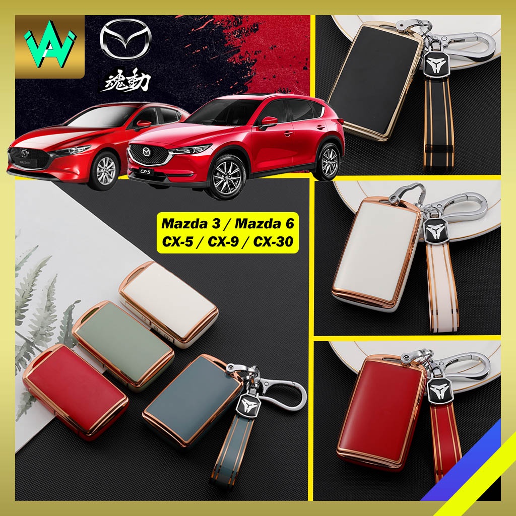 Mazda CX30 CX8 Key Cover Sarung Kunci Kereta 2022 Keyless Car Key Case ...