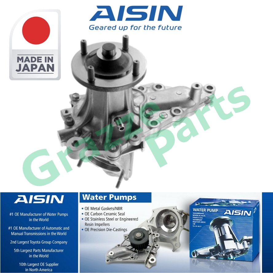 AISIN Made In Japan Engine Water Pump + Housing Toyota Levin Supra 1JZ ...