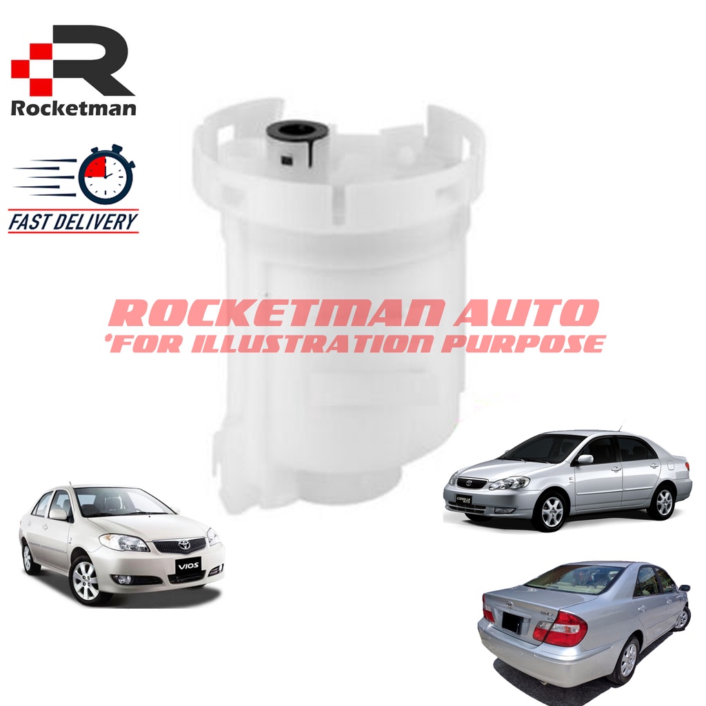 TOYOTA FUEL FILTER VIOS NCP42 CAMRY ACV30 ALTIS ZZE122 PETROL FILTER ...