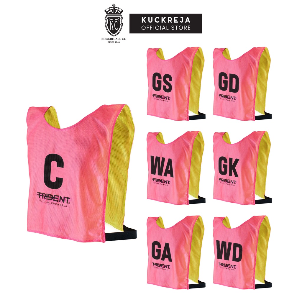 Trident Reversible Netball Bibs Set – Pink/Yellow (Senior) | Shopee ...