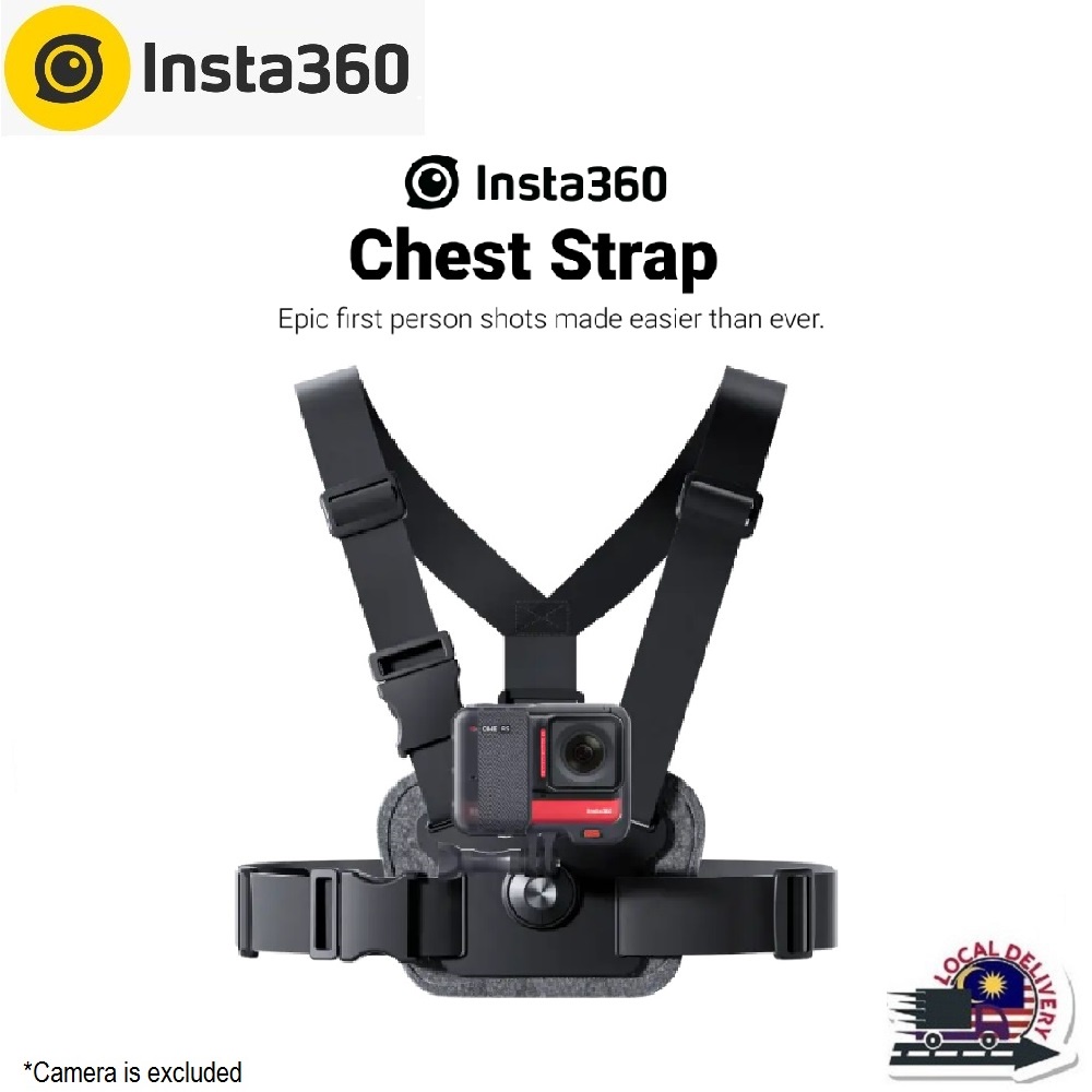 Insta360 Chest Strap for GO 3/X3/ONE RS(1-inch 360 excluded)/GO 2/ONE X2/ ONE R | Shopee Malaysia