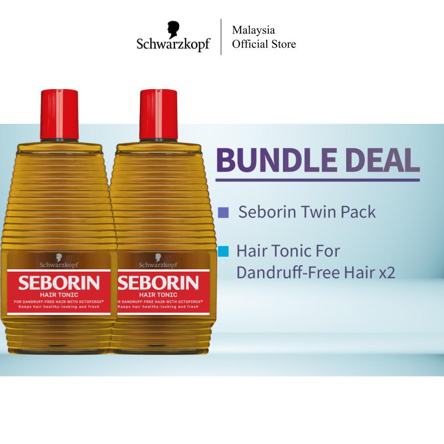 [Bundle Deal] Schwarzkopf Seborin Hair Tonic For Dandruff-Free Hair (2 ...