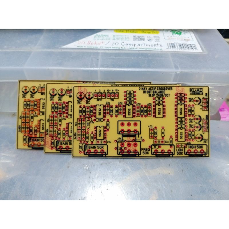 Pcb CROSSOVER 2WAY SLOP 24DB | Shopee Malaysia