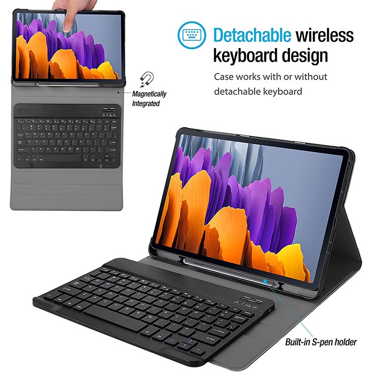 Bluetooth Keyboard Case for Samsung Galaxy Tab S8Ultra S7 FE /S7Plus/S8 ...