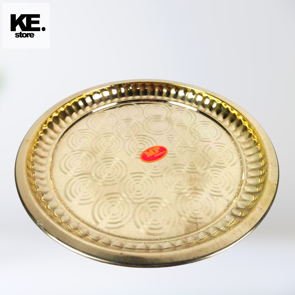 POOJA TATTHU/PLATE/BRASS/THAMBALAM/DECORATION/BGP001 | Shopee Malaysia