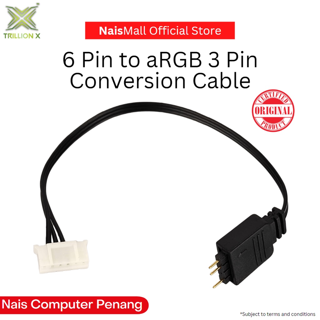 6 Pin to aRGB 3 Pin Conversion Cable | Shopee Malaysia