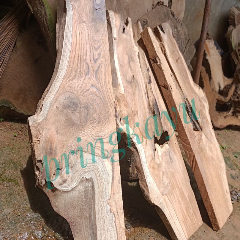 KAYU Rustic Teak Wood Board/For resin Table | Shopee Malaysia