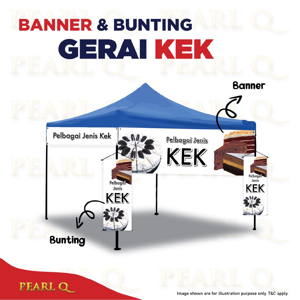 Banner Kedai Pelbagai Jenis Kek Aneka Kek dan Pastri Dessert Pastry ...