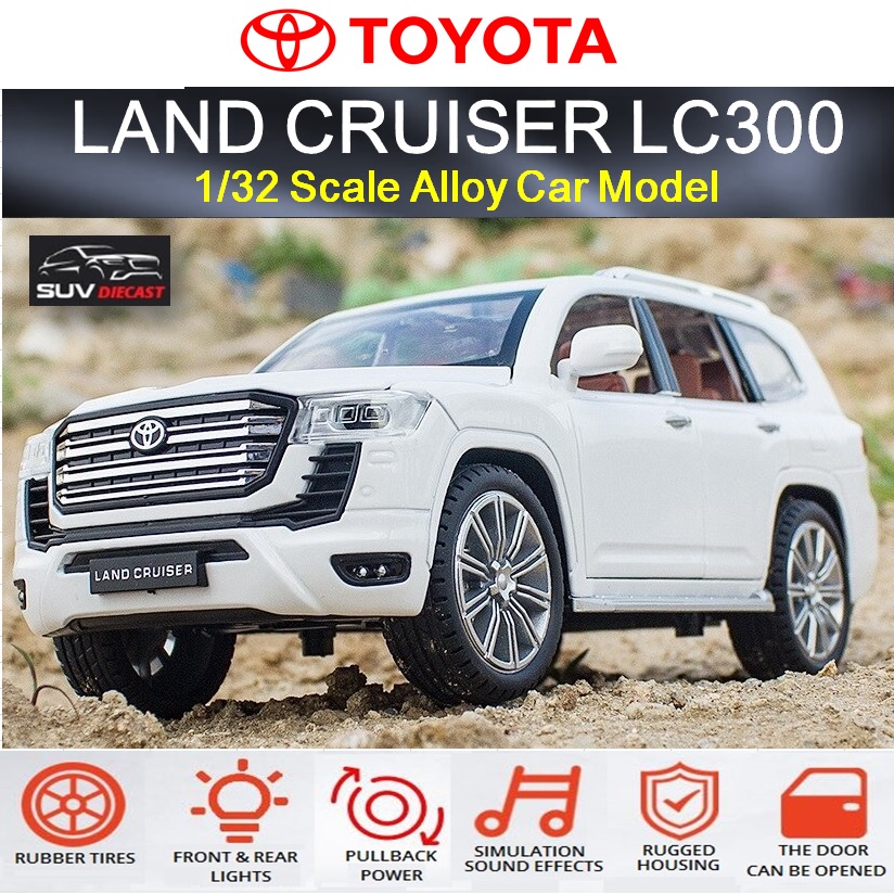 STE8 Toyota Land Cruiser LC300 / LC 300 GR Sport 1:24 Scale Metal Car ...