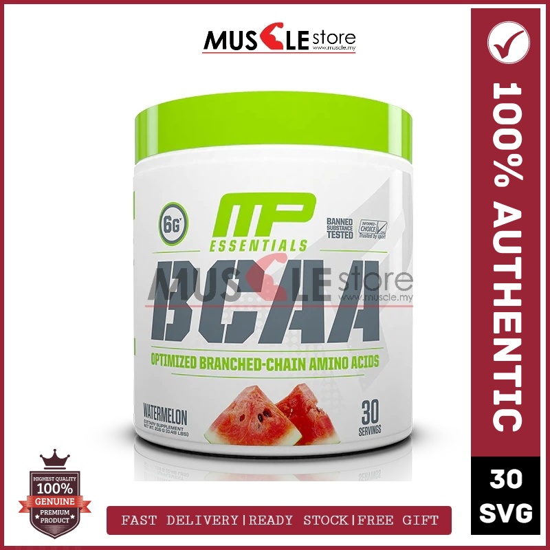 MusclePharm BCAA Essentials Powder 30 Serving Post Workout, Amino Acids ...