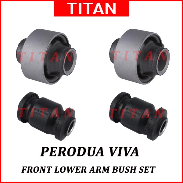 Front Lower Arm Bush Set Big & Small 4pcs Perodua Viva | Shopee Malaysia