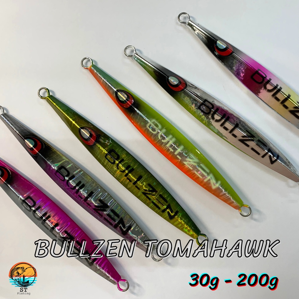 Bullzen Tomahawk Jig Fishing Jig 30g/ 40g/ 65g/ 80g/ 100g/ 120g/ 150g/ 200g | Shopee Malaysia