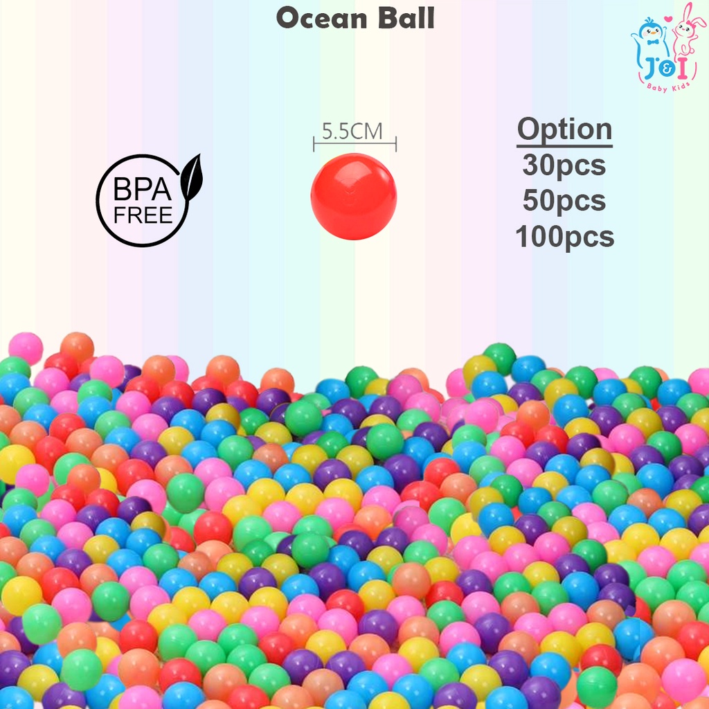 Ocean Ball Colorful Baby Soft Ocean Swimming Pool Ocean Ball Bola ...