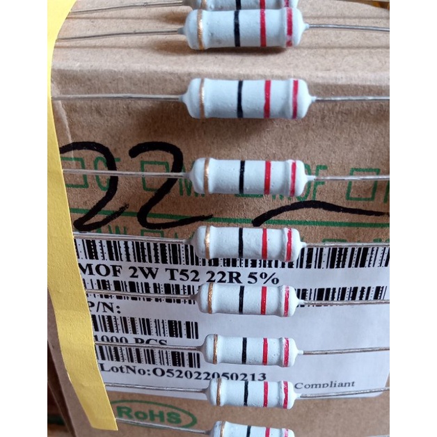 Resistor 22R 2watt 20pcs | Shopee Malaysia