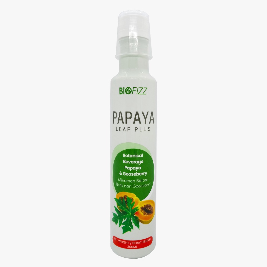 BIOFIZZ PAPAYA LEAF PLUS BOTANICAL BEVERAGE PAPAYA & GOOSEBERRY 300ML ...