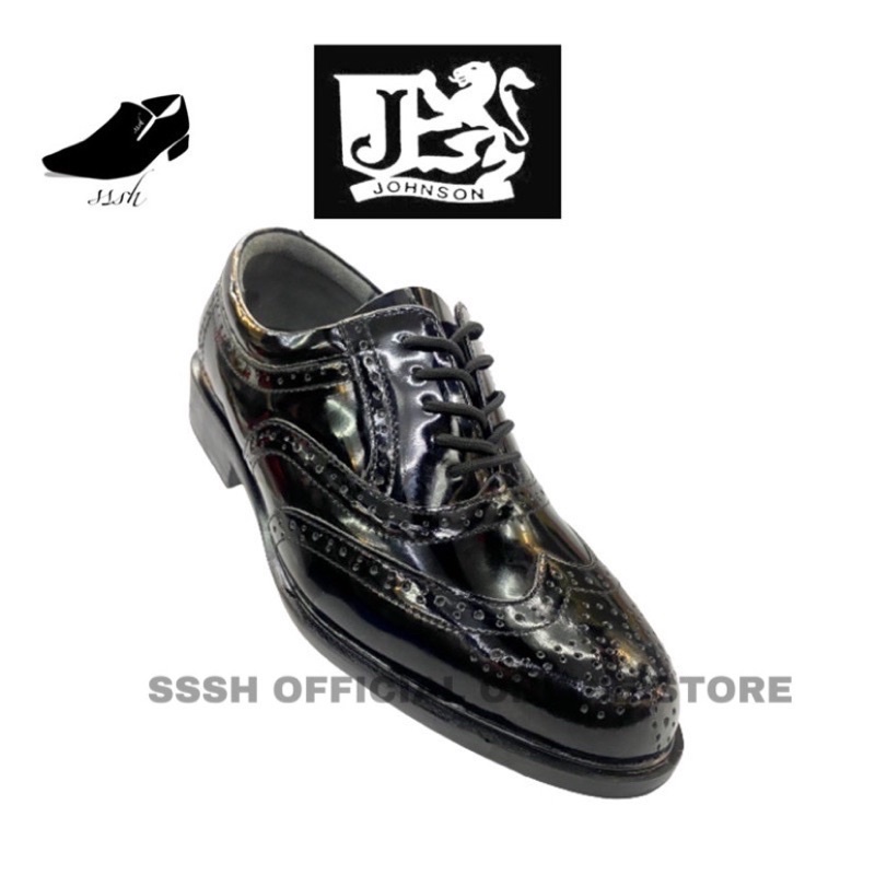 ORIGINAL JOHNSON shoes officer/kasut potong/kasut police pegawai 133417 ...