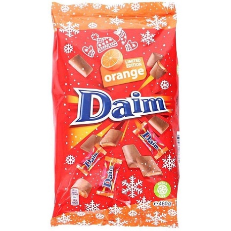 Daim Orange Milk Chocolate With Caramel - Limited Edition Orange ...
