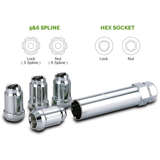 TPI ORIGINAL 6 SPLINE LOCK NUT | Shopee Malaysia