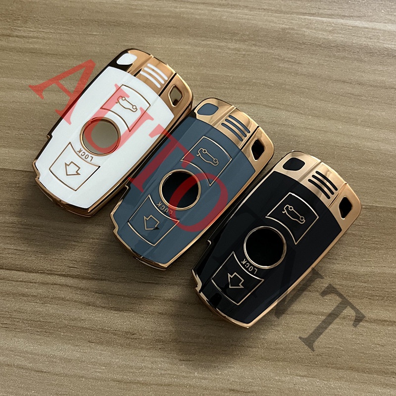 New TPU Car Key Case For BMW 1 3 5 6 Series E60 E61 E70 E81 E87 E90 E91 ...