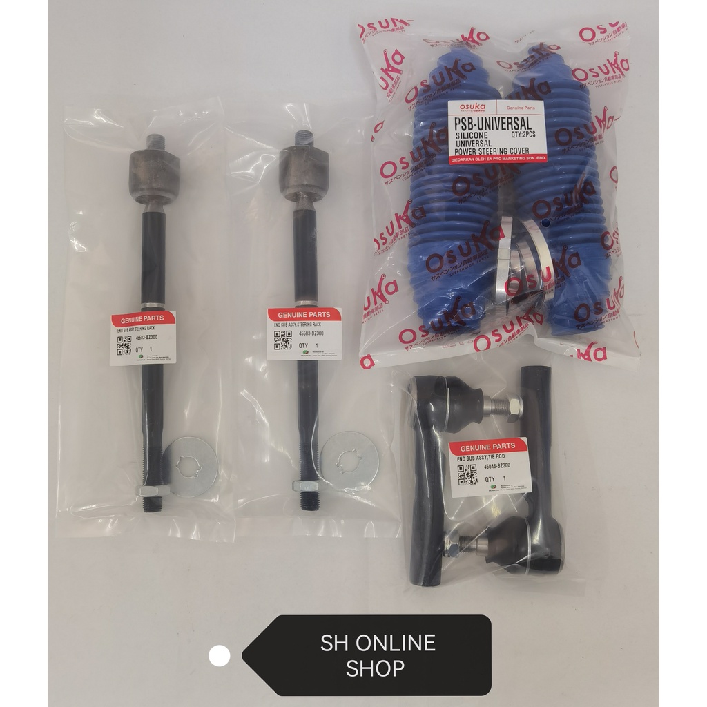 Tie Rod End+Rack End+Steering Boot Cover (OEM) for Perodua Myvi D20N ...