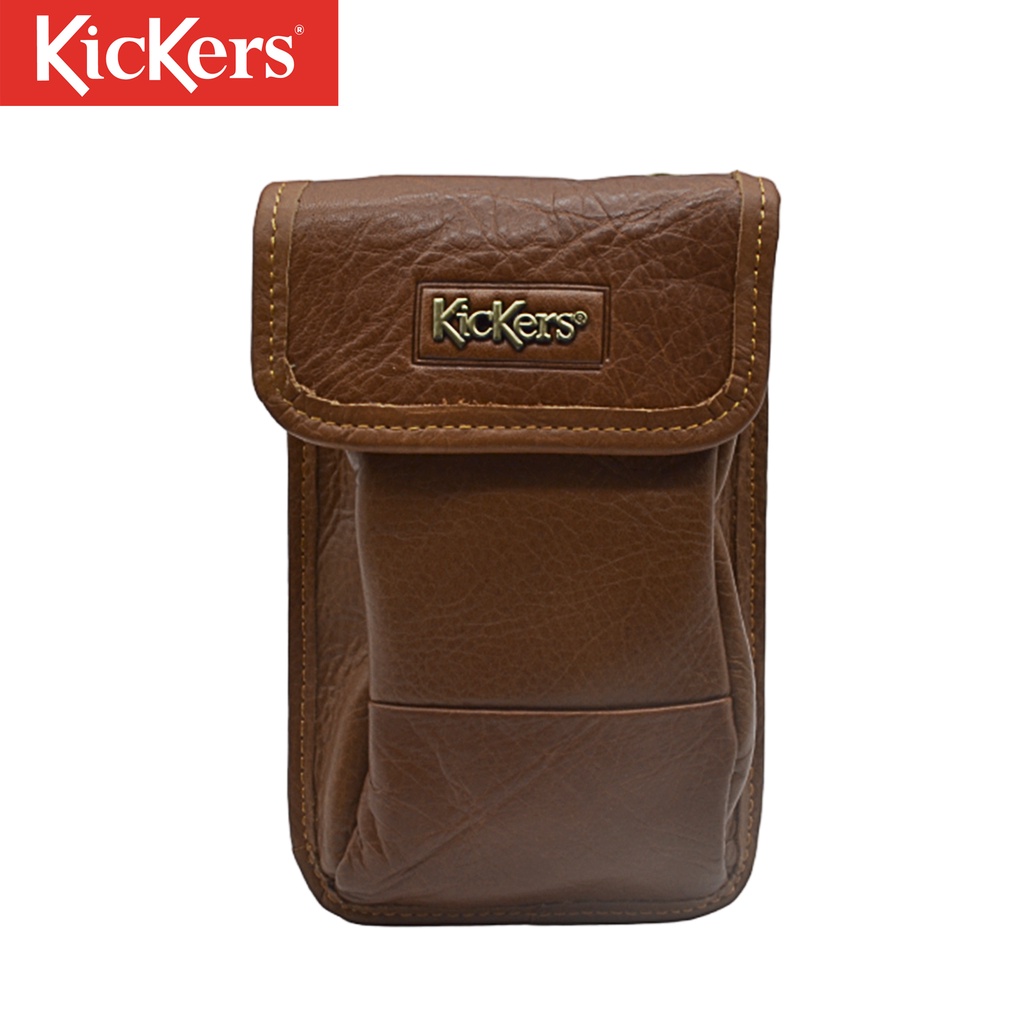 Kickers Genuine Leather Crossbody & Waist Pouch #KIC-S-78675B | Shopee ...
