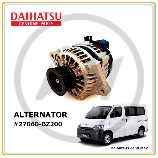 Original Daihatsu Gran Max Granmax Alternator Assembly Assy | Shopee ...