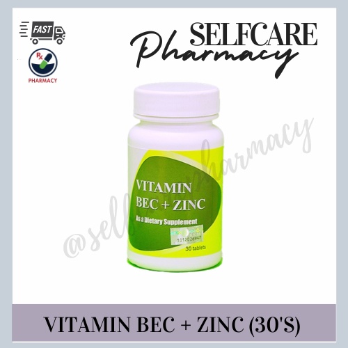 VITAMIN BEC + ZINC (30'S) | Shopee Malaysia