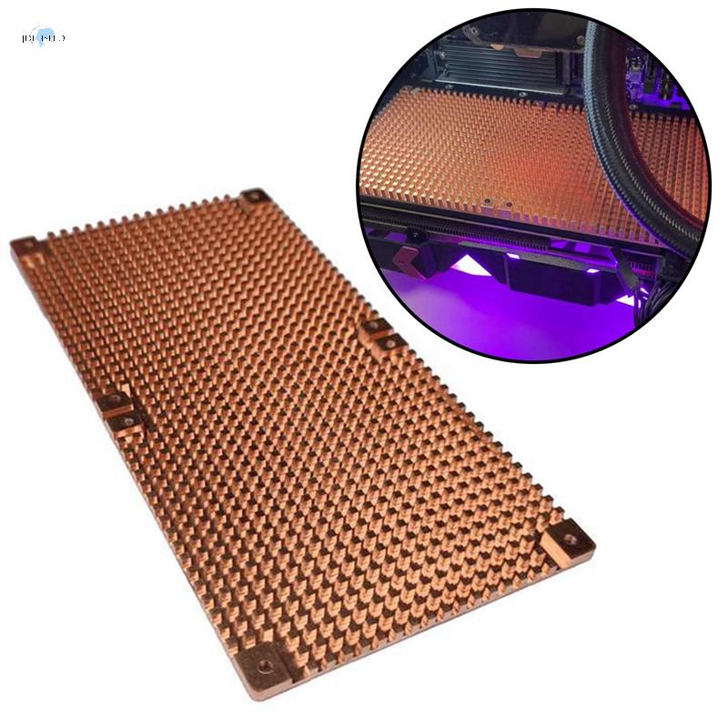 RTX 3060 3080 3090 Backplane Pure Copper Heat Sink Graphics Card Memory ...