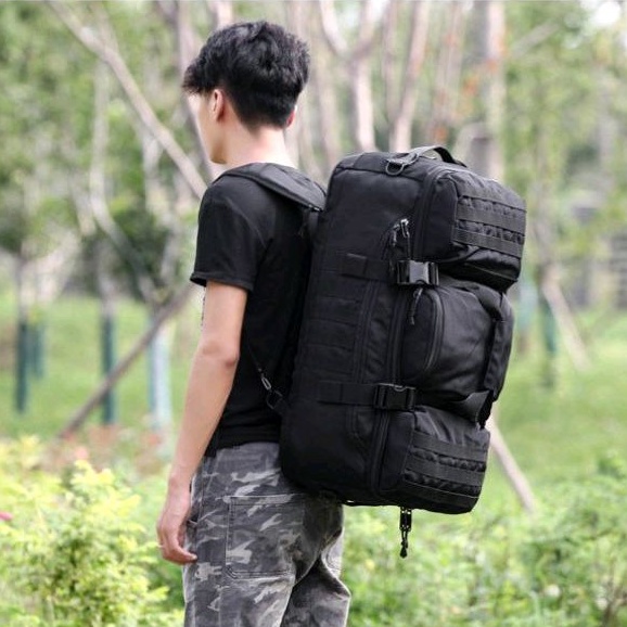 HITAM Army Crocodile backpack Large 60L-travel Bag tactical backpack ...
