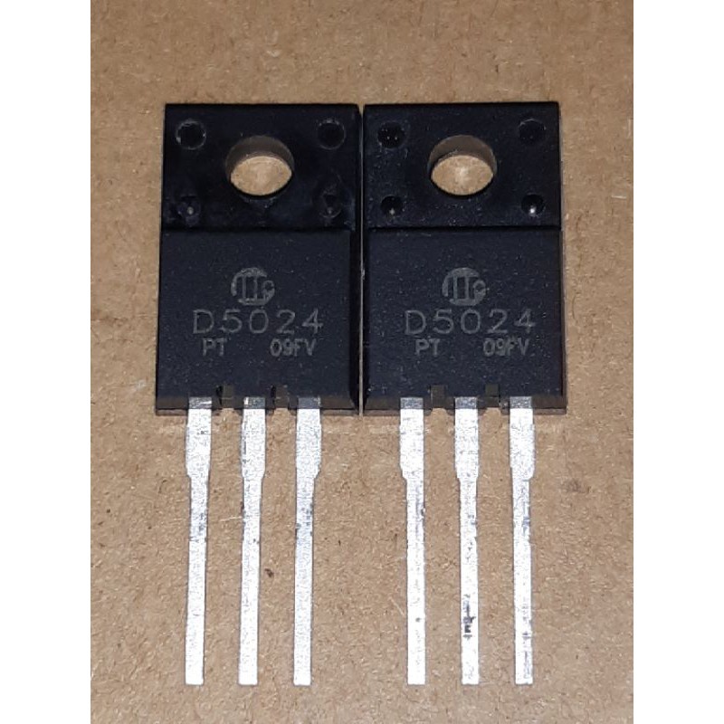 Horizontal Transistor D5024 - D 5023 Small Large Body Original To-220 ...