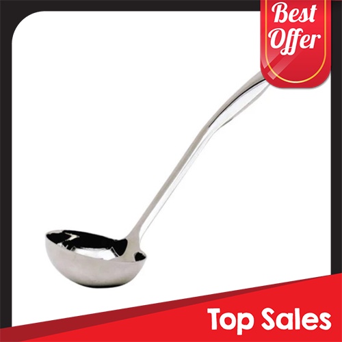 [Ready Stock] Stainless Steel Serving Ladle With Hanging Hook Oil Soup ...