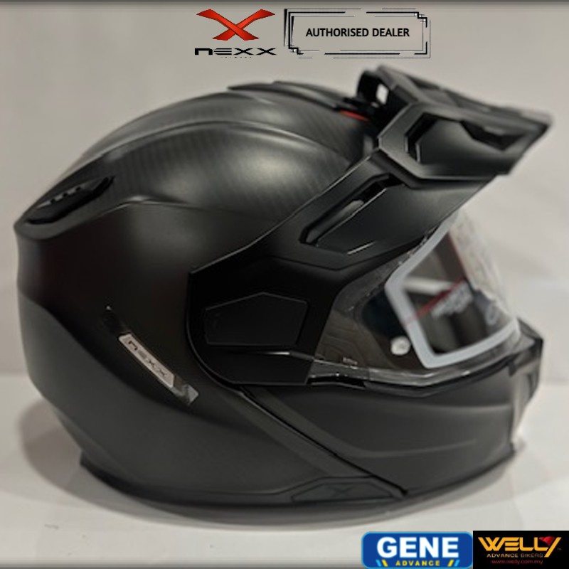 NEXX X-Vilijord Zero Pro Carbon Black Matte Adventure Modular Helmet 100% Original from ...