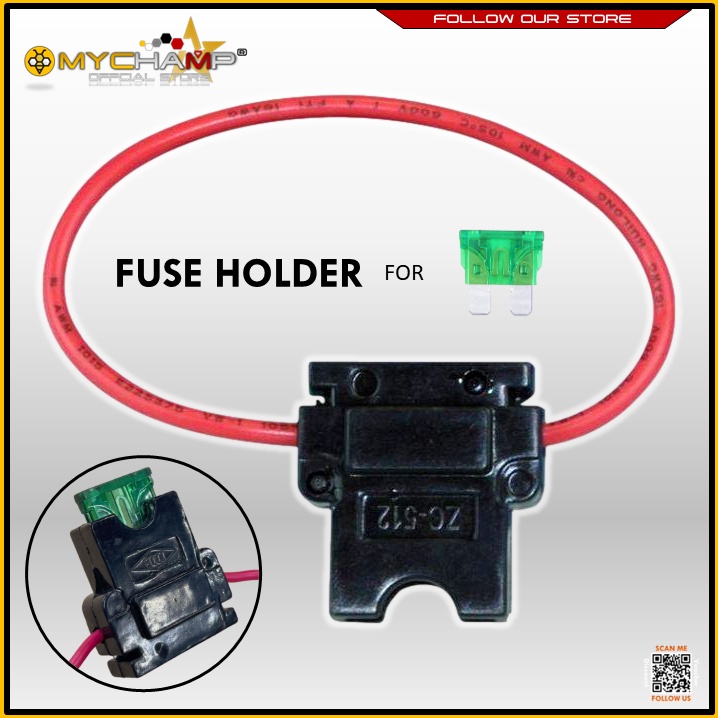 1 PCS FB045U FUSE HOLDER Socket Wire Connector Lamp Fius Kereta ...