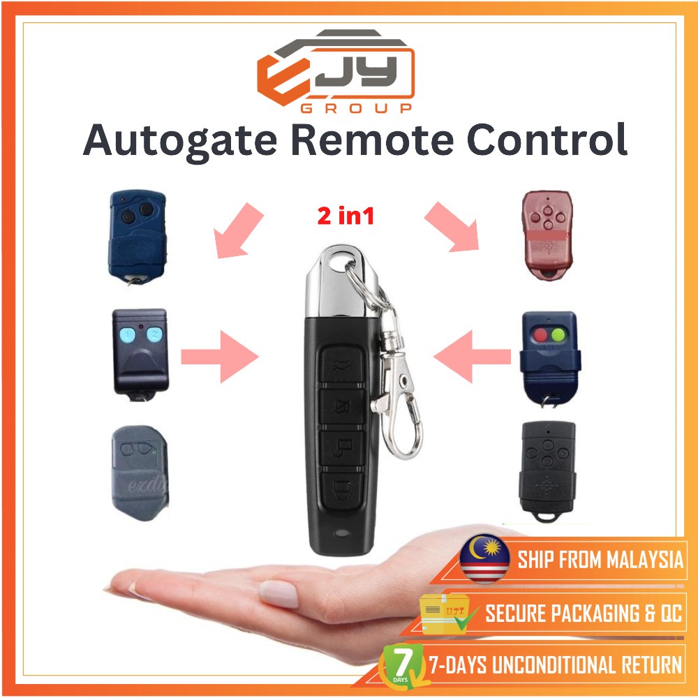 2 IN 1 Auto gate remote control 315 /330 /433Mhz Remote Gate Clone Type ...