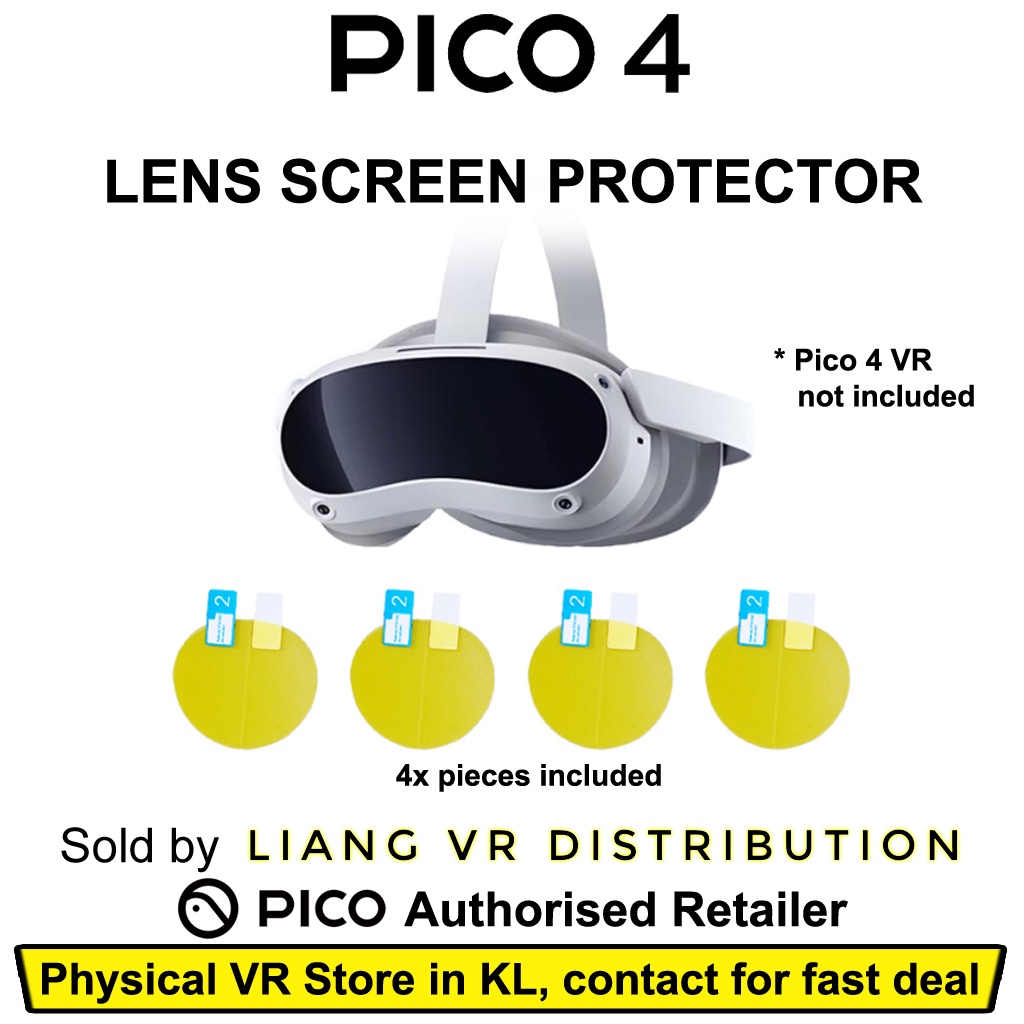 Pico 4 / Ultra VR Lens Screen Protector Sticker (Protect Pico 4 VR Lens ...