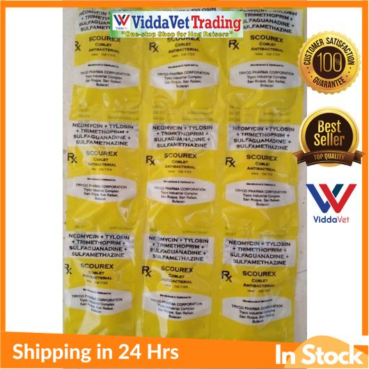 Scourex Coblet Tryco for Anti-scour Anti-diarrhea Goats cattle | Shopee ...
