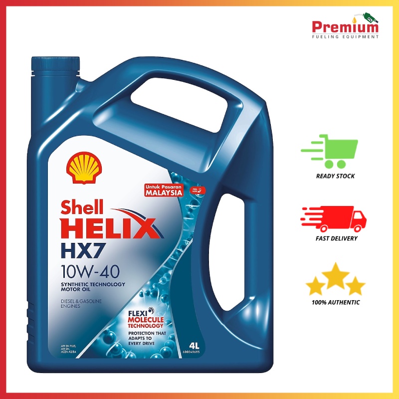 Shell Helix HX7 10W40 (4L) | Shopee Malaysia
