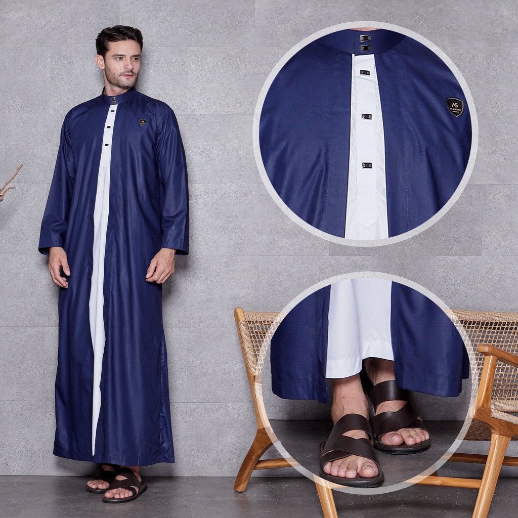 Men's Robe 2 in 1 2 Layer Robe Habib Rifky Robe Latest Trend Salman ...