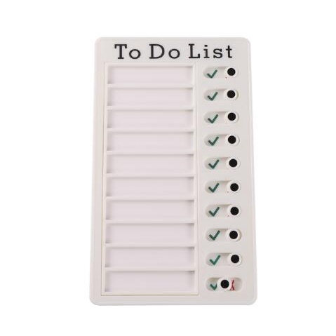 Multi-purpose wall hanging checklist memo boards adjustable my tasks checklist board for home ...