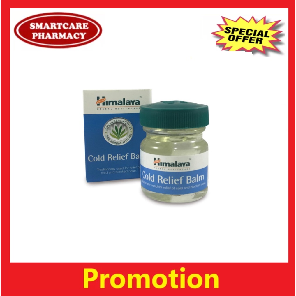 Himalaya Cold Relief Balm 10gm- Helps for blocked Nose | Shopee Malaysia