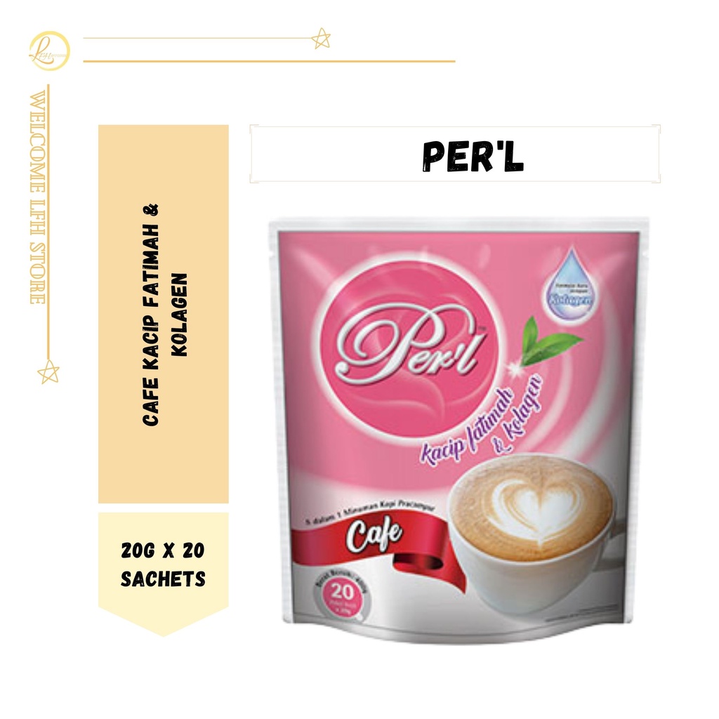 Per'l Kacip Fatimah & Kolagen Cafe (20g x 20's) | Shopee Malaysia